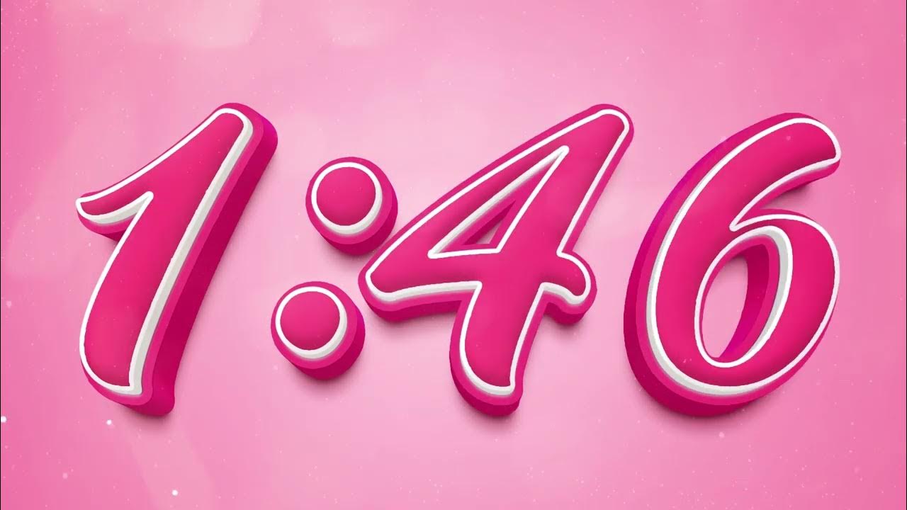 5 Minute Countdown Pink Bold Fun Party Timer 🎉🥳🪅 - YouTube