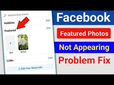 How to Fix Facebook Featured Photos Not Appearing। Featured Photos Not Showing on Facebook