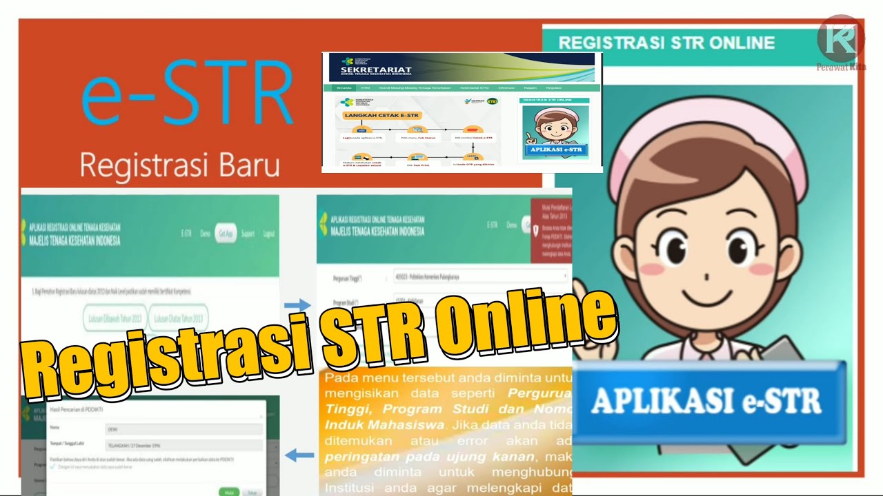 Cara Mengajukan/ Daftar STR Online || e-STR || Part 1 - YouTube
