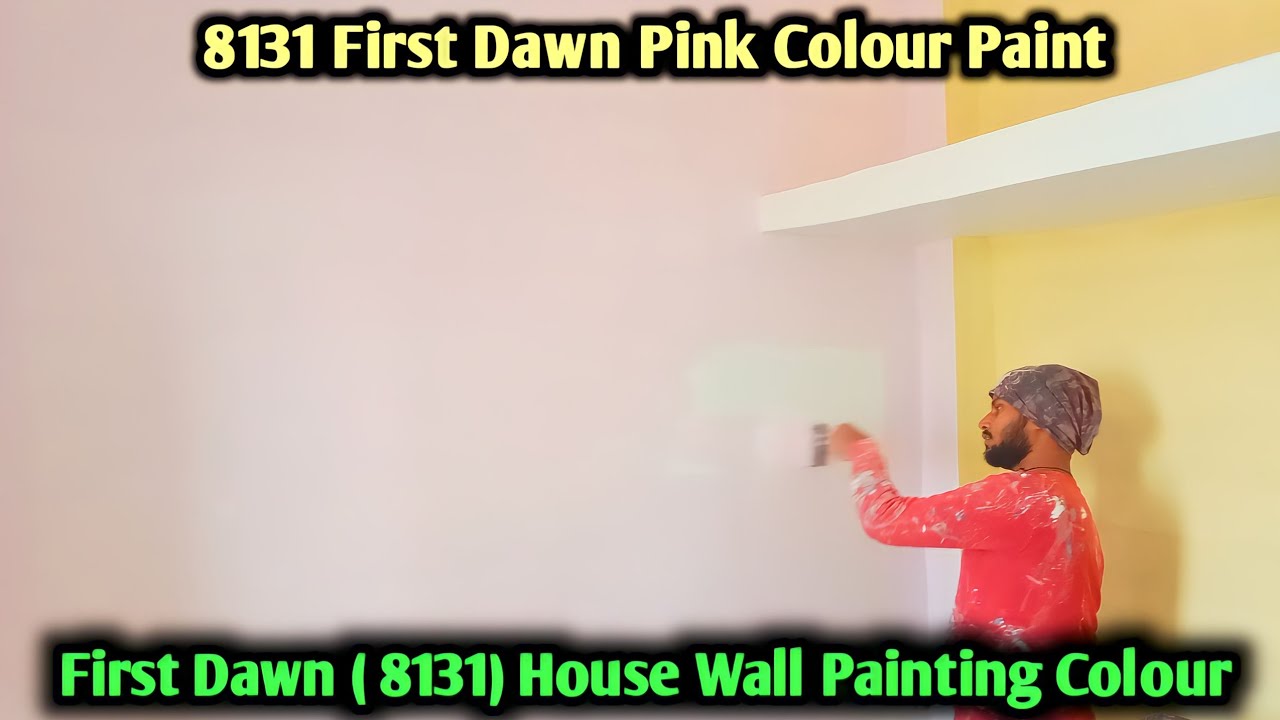 First Dawn ( 8131) House Wall Painting Colour | 8131 First Dawn Pink ...