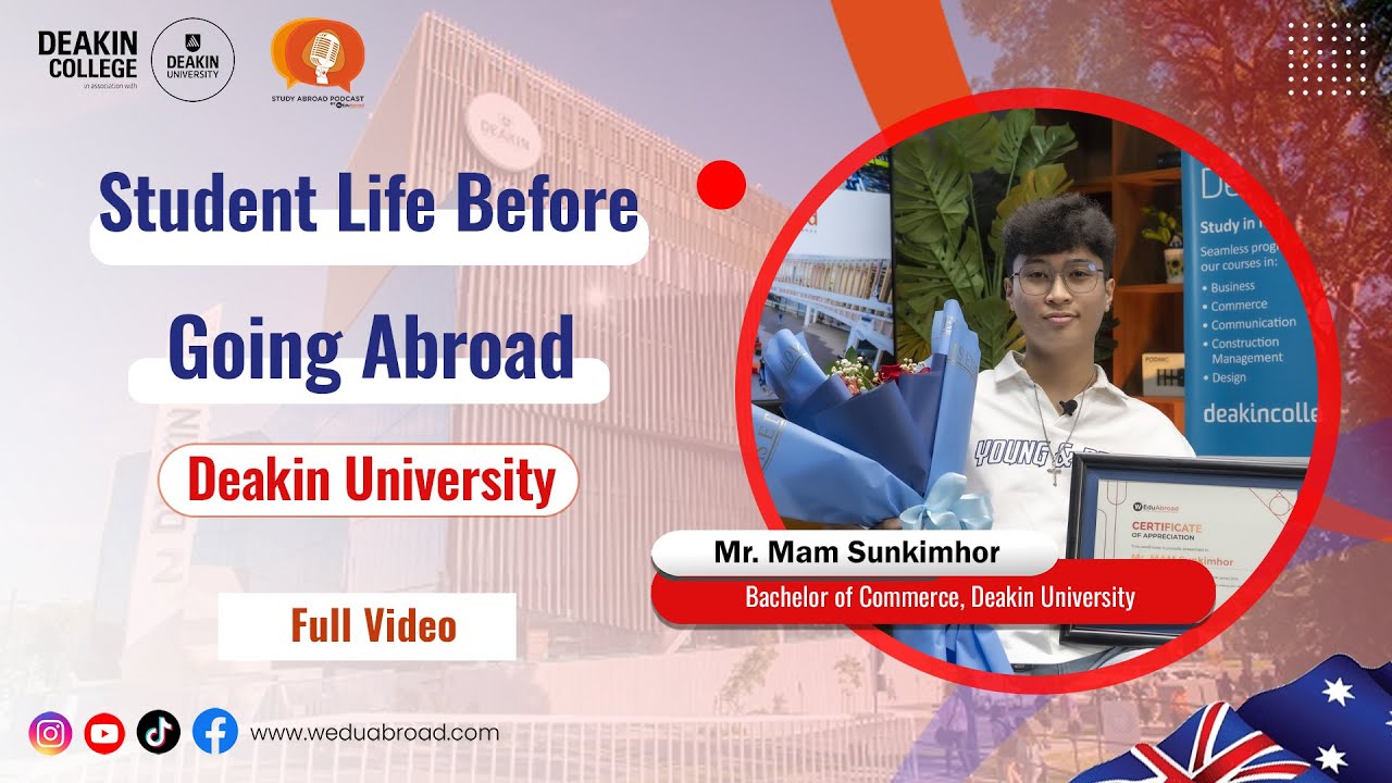វីដេអូកិច្ចសម្ភាសរបស់និស្សិត Mam Sunkimhorដែលគាត់នឹងទៅសិក្សានៅ Deakin University ...