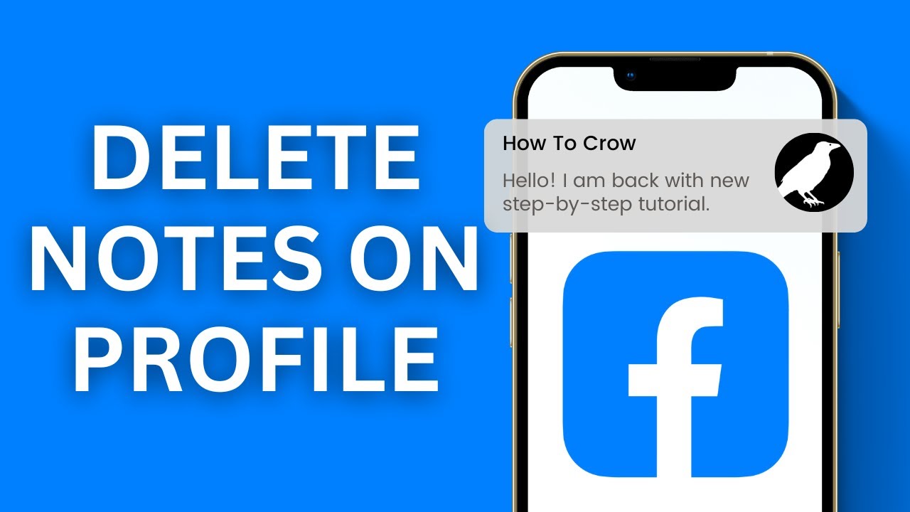 How to Delete Notes on Facebook Profile - YouTube