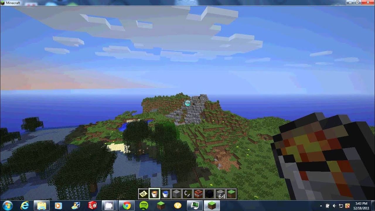 Minecraft Volcanoes - YouTube