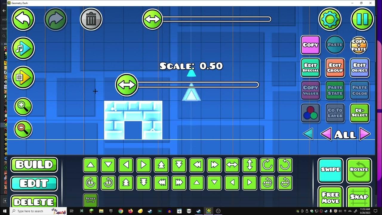 How to Make Geometry Dash Spike Design - YouTube