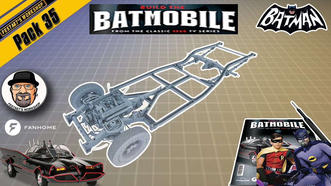 BUILD The BATMOBILE From The Classic 1966 TV SHOW In 1:8 Scale from ...