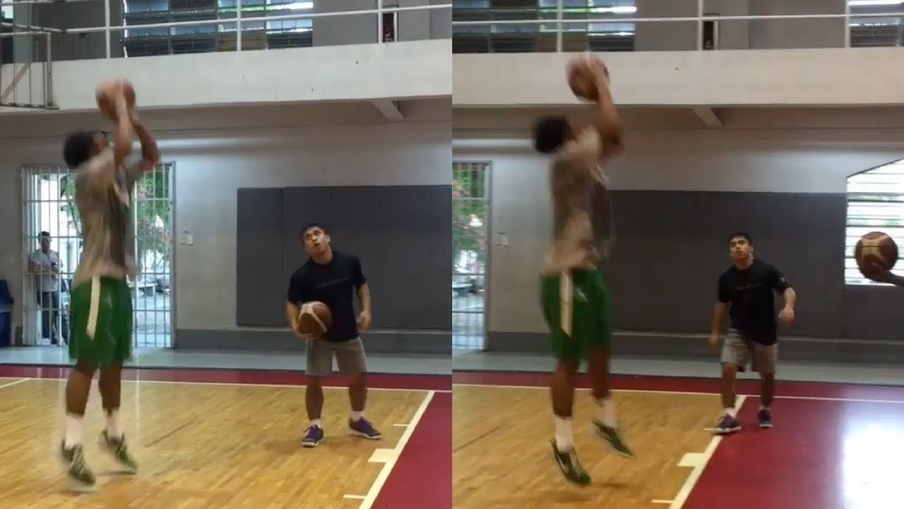 Jason Perkins working on his shooting | Phoenix Fuel Masters - YouTube