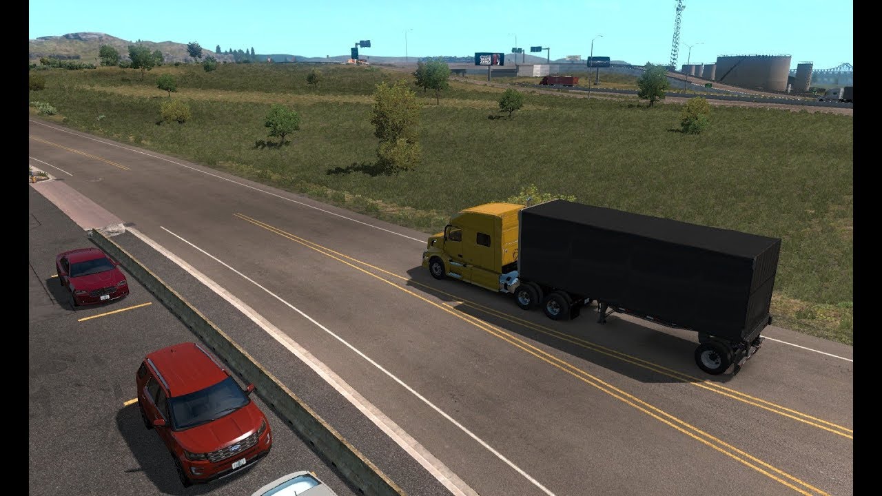 AMERICAN TRUCK SIMULATOR: Container Delivery (Watch it in HD) - YouTube