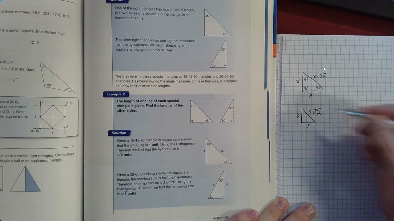Saxon Math Course 3 Lesson 66 - YouTube