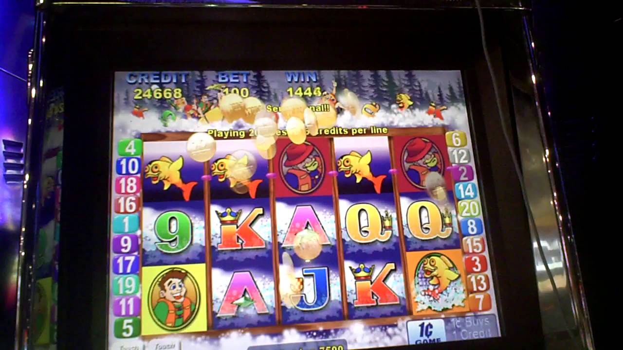 White Water Slot Machines Line Hit - YouTube