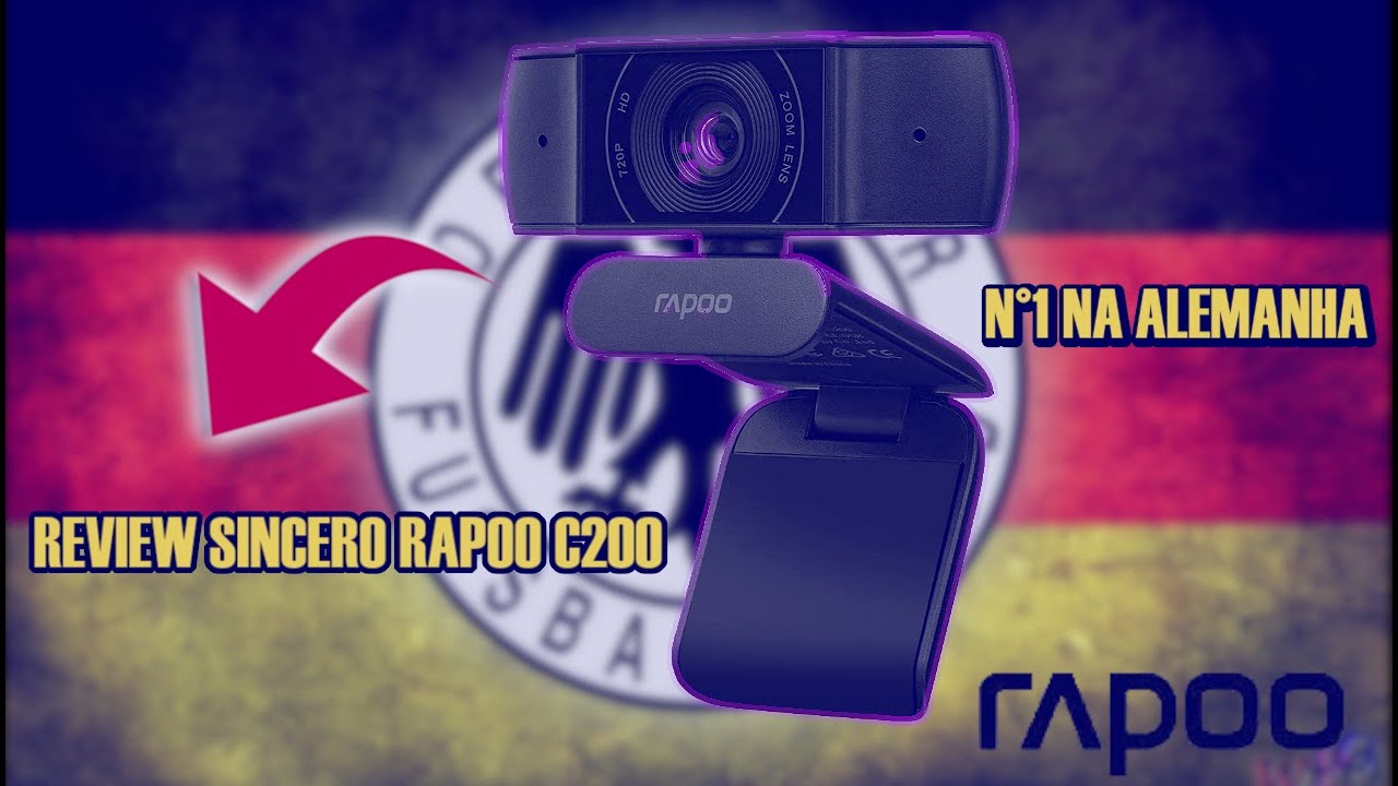WEBCAM RAPOO 720P C200 REVIEW SINCERO (EM COMPARATIVO COM LOGITECH C270 ...