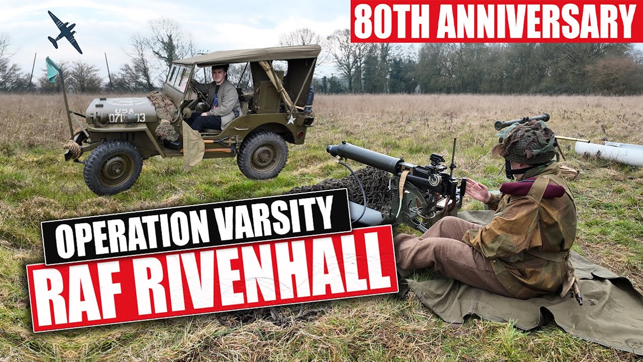 RAF RIVENHALL (Operation Varsity 80th Anniversary) EVENT 2025 - YouTube