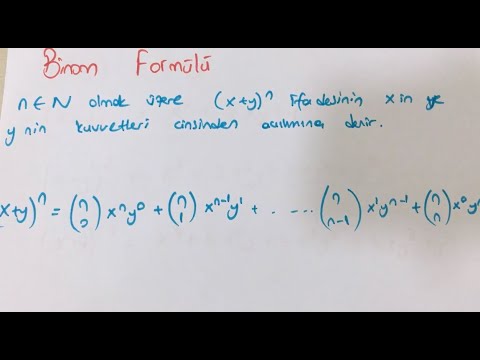 Matematik - 10.Sınıf -  1.Ünite - Binom Formülü