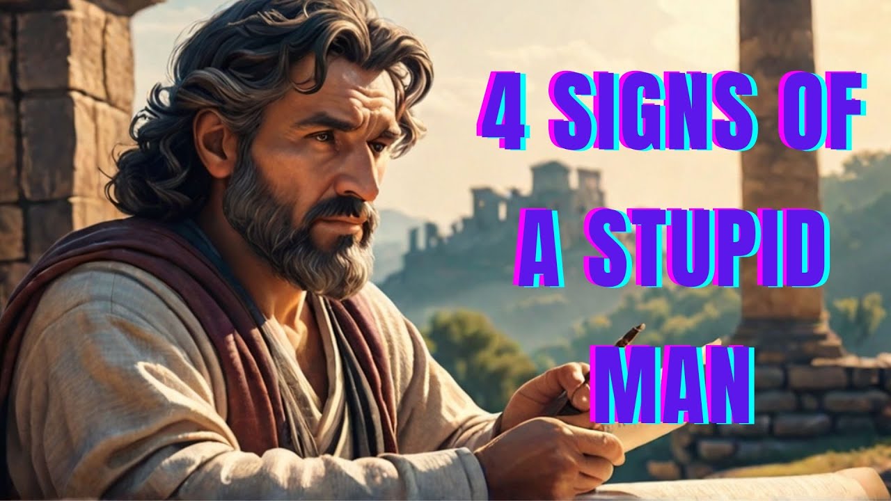 4 Signs of a Stupid Man | Ancient Wisdom for Modern Life - YouTube