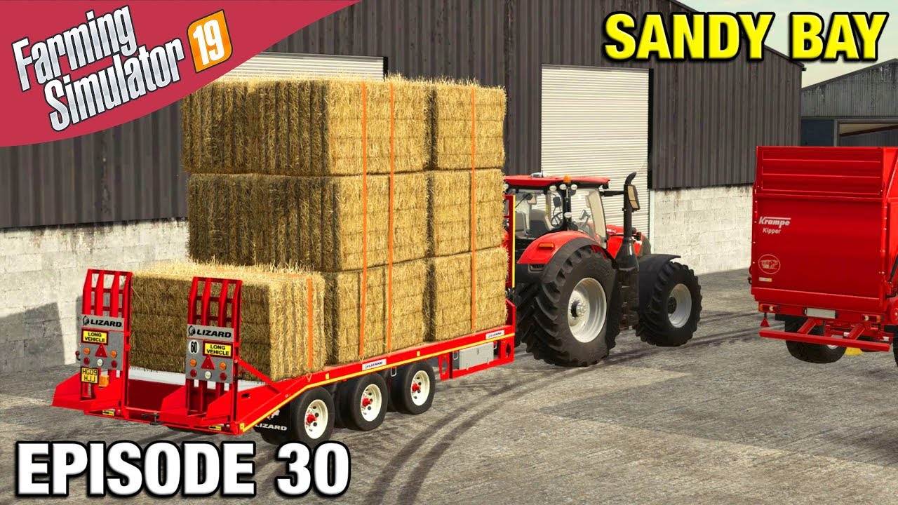 CLEARING THE LAST BALES Farming Simulator 19 Timelapse - Sandy Bay ...