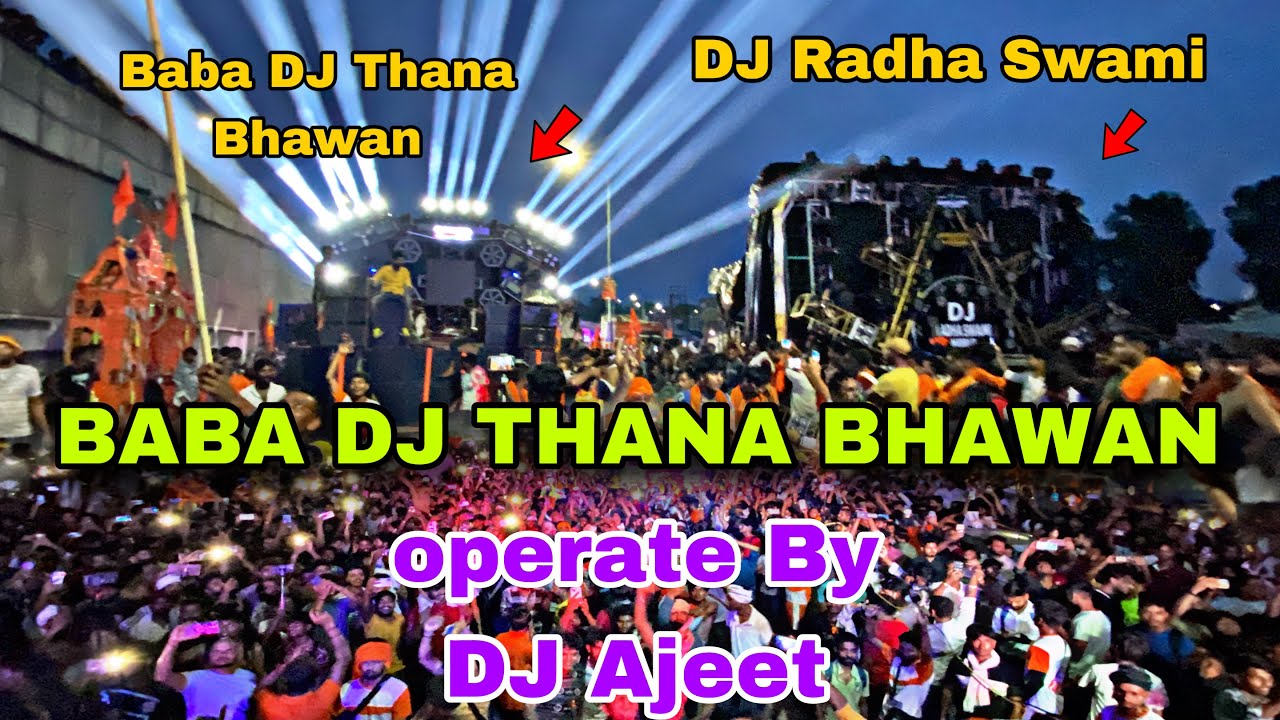 BaBa DJ Thana Bhawan Khatarnak Public Crowd in Haridwar | BaBa DJ ...