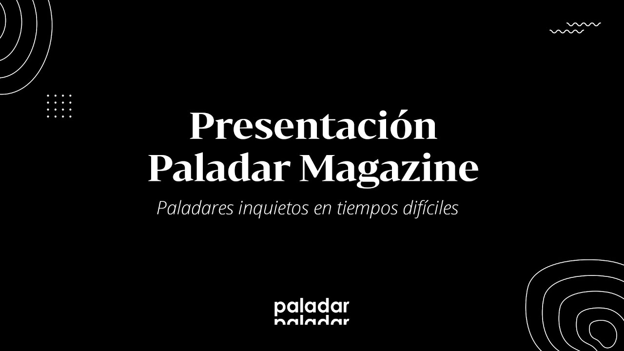 Presentación de Paladar Magazine, revista cultural de Zaragoza - YouTube