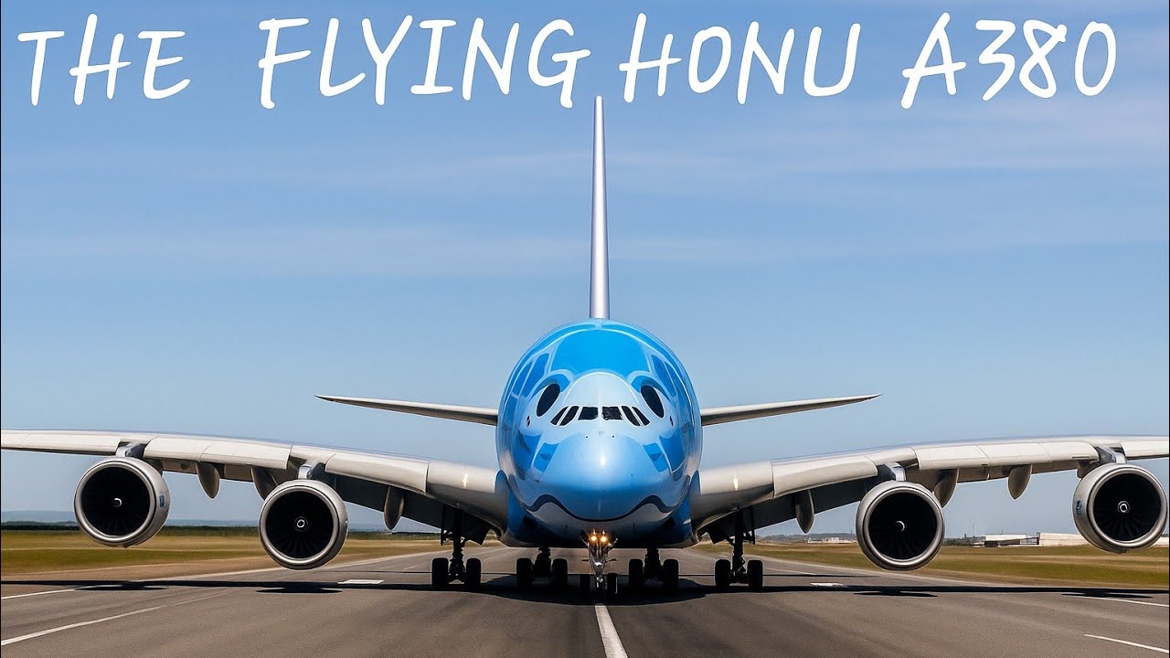 Flying Honu ANA A380 - YouTube