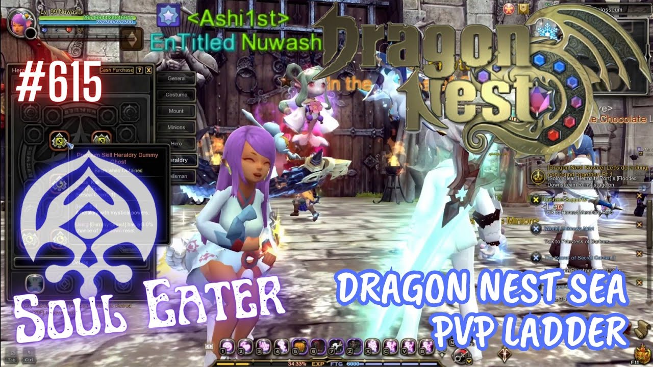 #615 Soul Eater With Skill Build Preview ~ Dragon Nest SEA PVP Ladder ...
