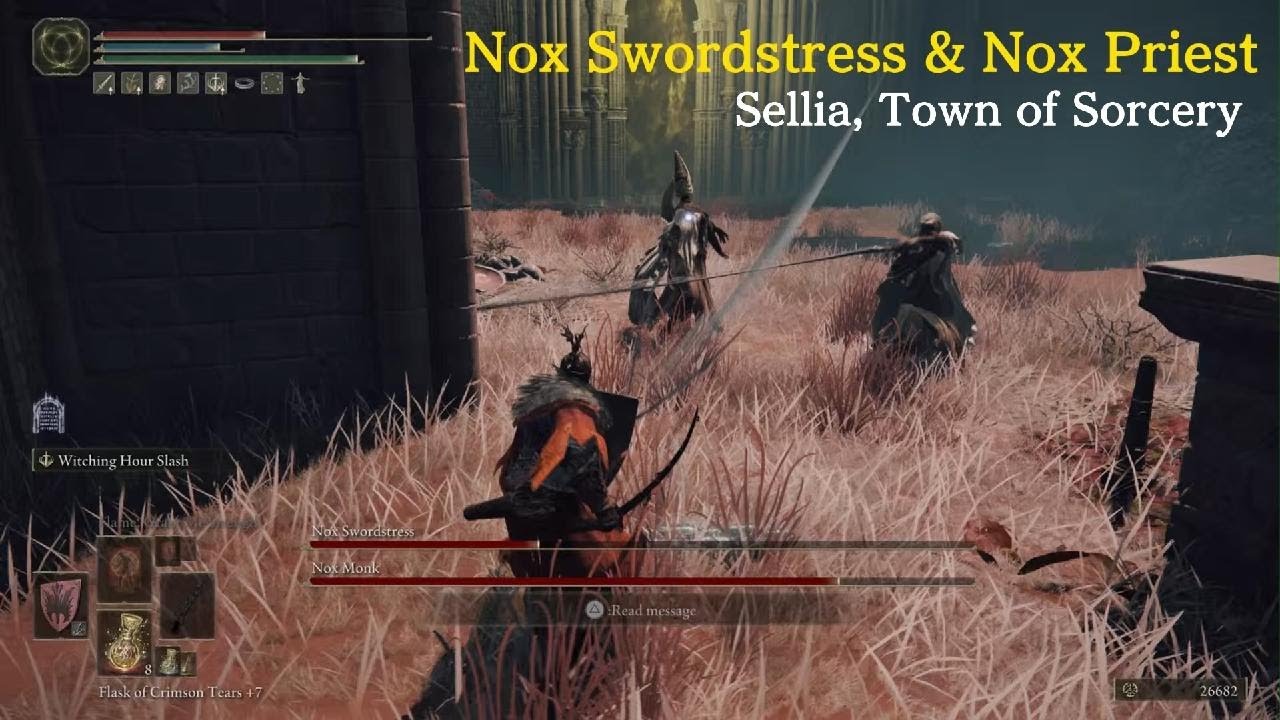 Nox Swordstress & Nox Priest vs. Sword of Night | Elden Ring Boss ...