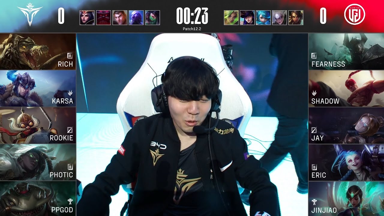 【2022 LPL春季賽】第6週 V5 vs LGD #1 - YouTube