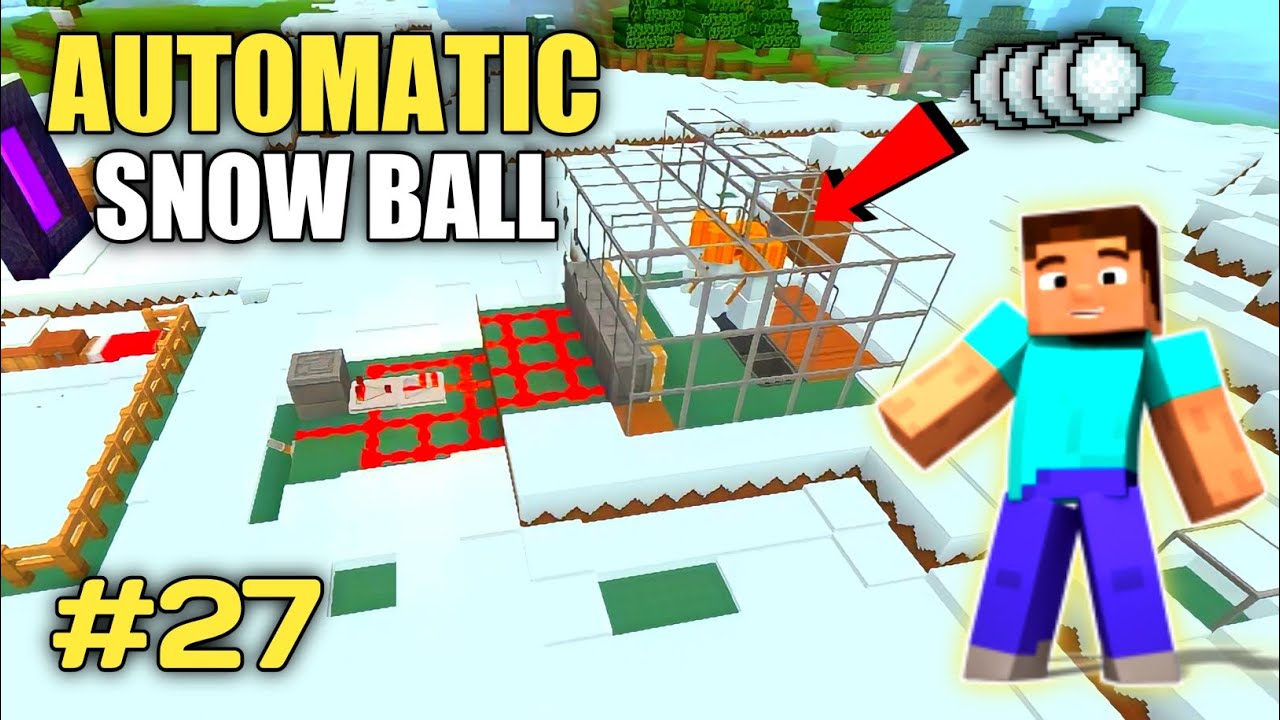 Automatic Snow Ball Farm in Lokecraft Survival Gameplay || 💯💯😃 - YouTube