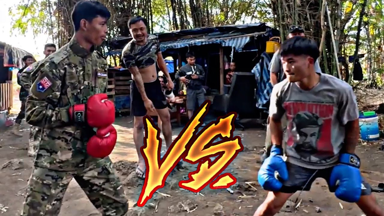 Professional Boxer vs Guerilla Warfare soldiers BOXING - YouTube