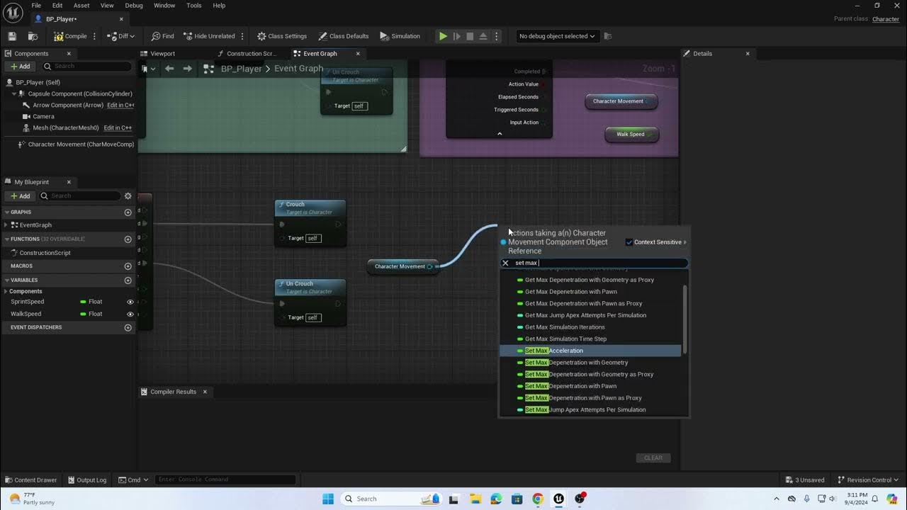 UE5 First Person Game Slide Setup - YouTube