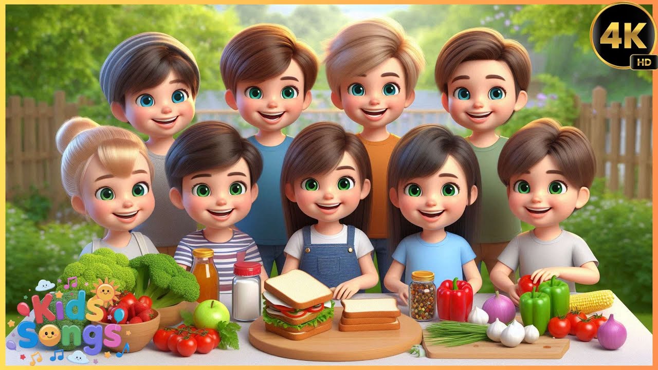 Kids Make Sandwich Song For Kids | KidsTune - YouTube