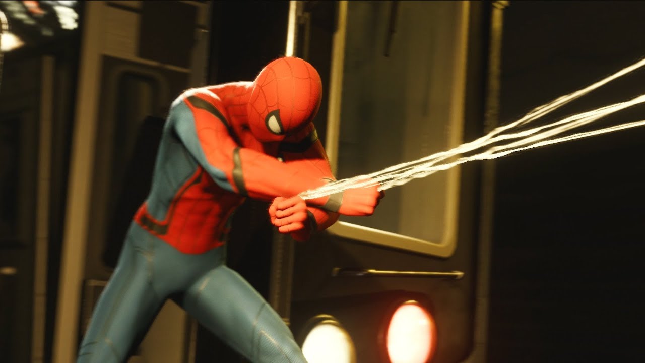 Spider-Man Stops the Train - Marvel's Spider-Man PS4 - YouTube