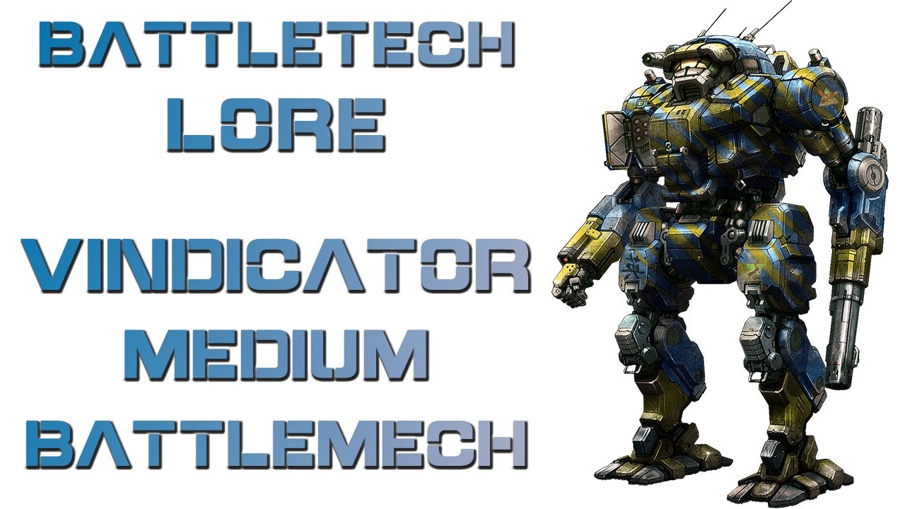 Battletech Lore - Vindicator Medium Battlemech - YouTube