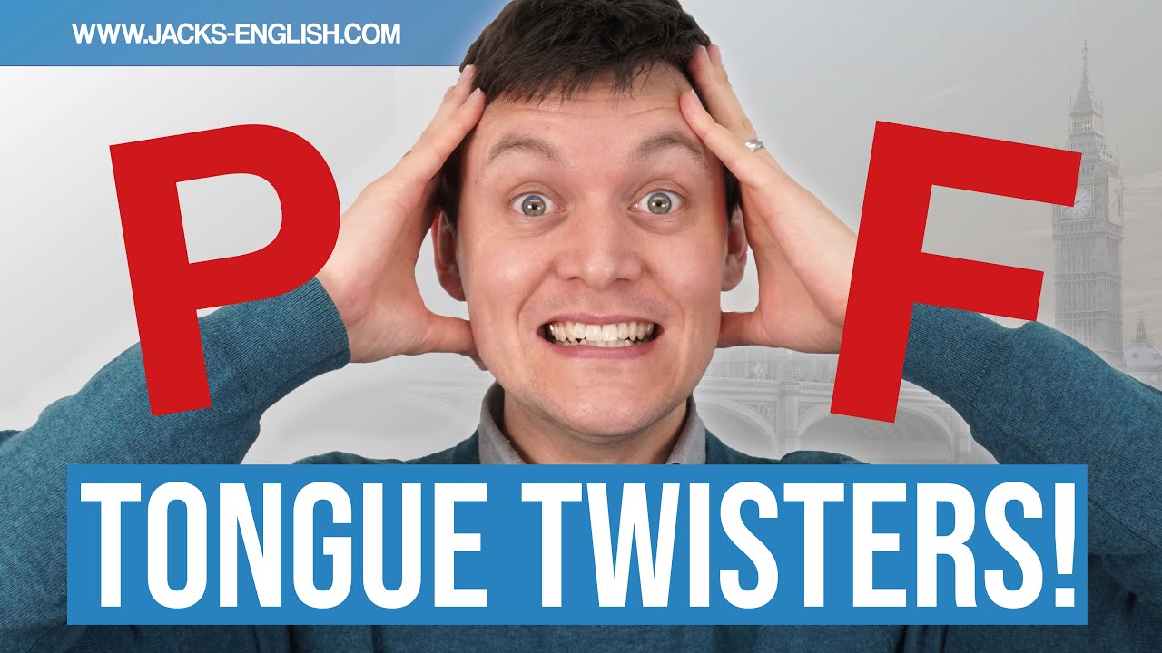 How to Pronounce P and F with TONGUE TWISTERS! - YouTube