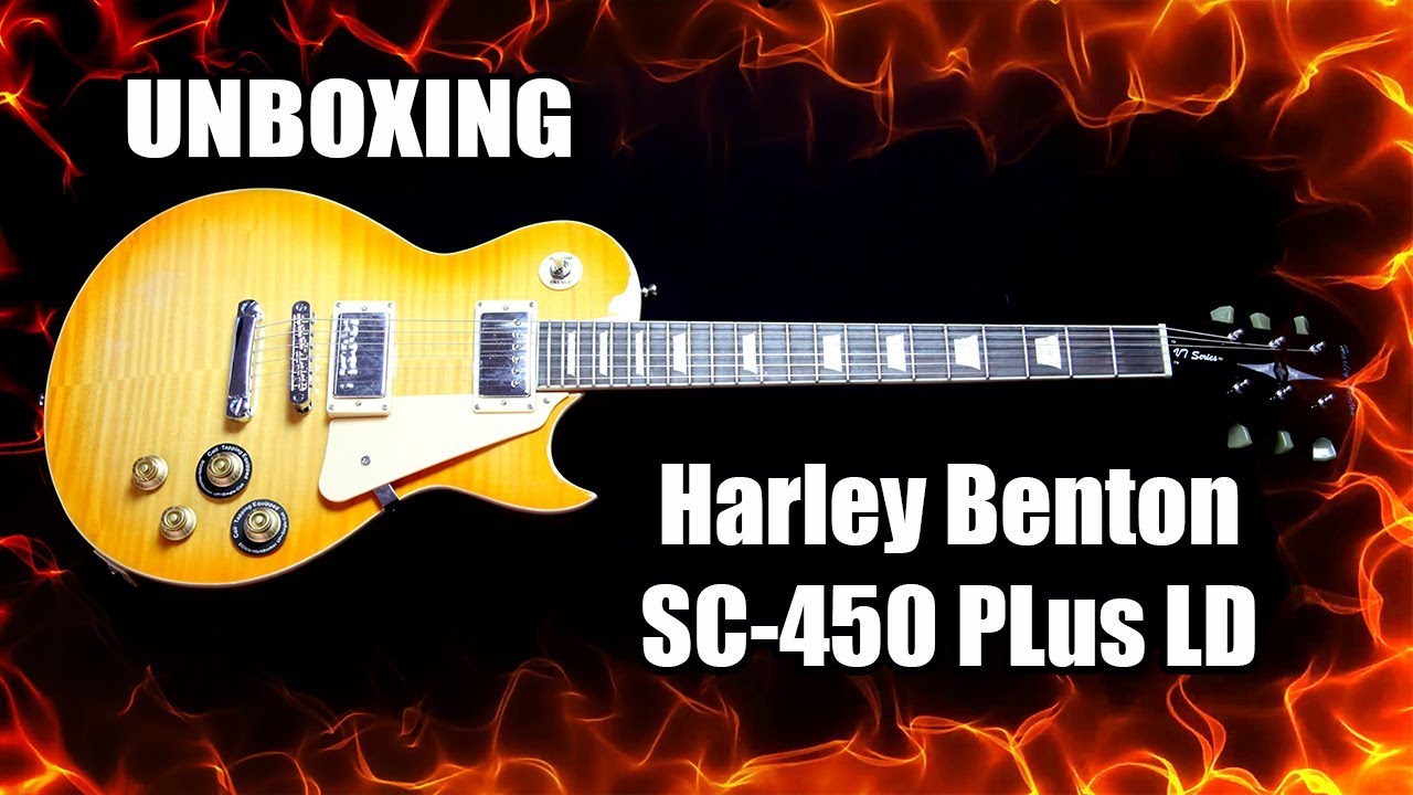 Unboxing Harley Benton SC-450 Plus LD (Greeny Moore 3?) - YouTube
