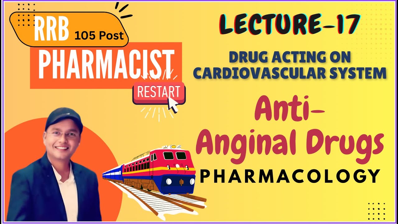 L-17 Anti-Anginal Drugs, Cardiovascular Drugs, Pharmacology, RRB ...