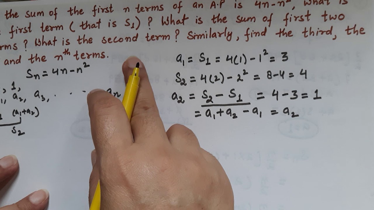 SUM OF n TERMS OF AN AP, PART 2 - YouTube