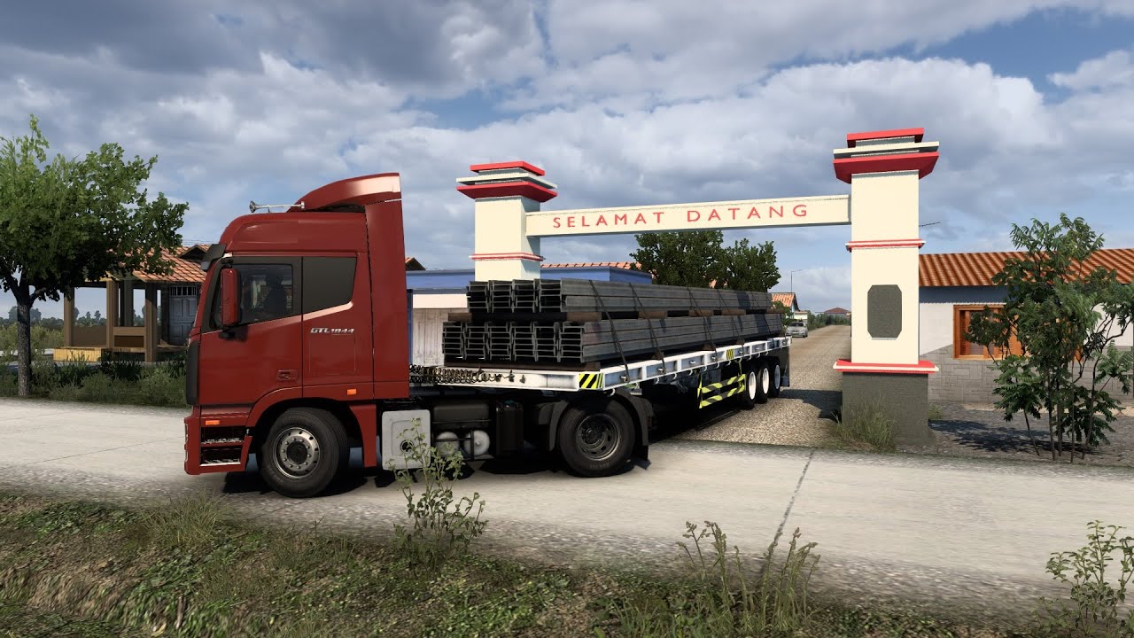 ETS 2 | Foton Auman GTL giao hàng công trình tận cổng làng - JBM map ...