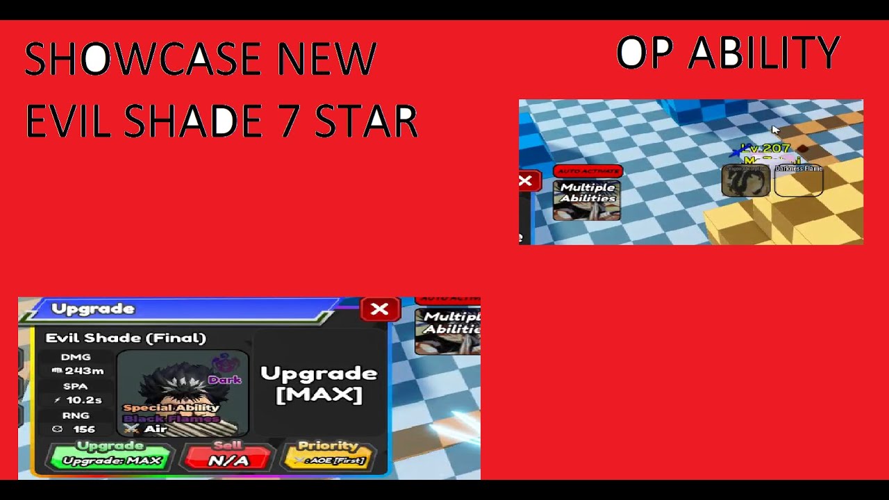 Shocase new 7 star evil shade - YouTube