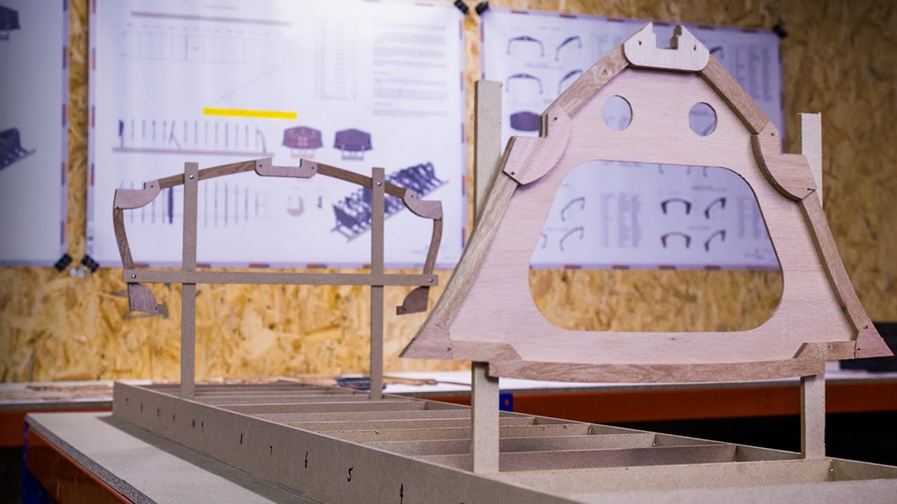 Building The Strongback and Frame 11 | Temptress 1/4 Scale Boat Build ...