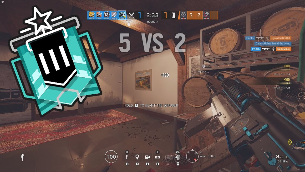 How a Plat3 Plays Ranked - Rainbow Six Siege - YouTube