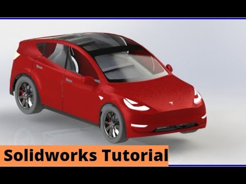 Solidworks Tutorial | Tesla Model Y Part 1! - YouTube