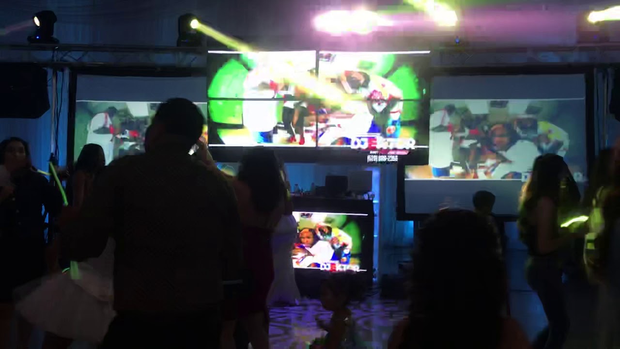 Video wall Dj Ektor Setup 2019 Gem Center - YouTube