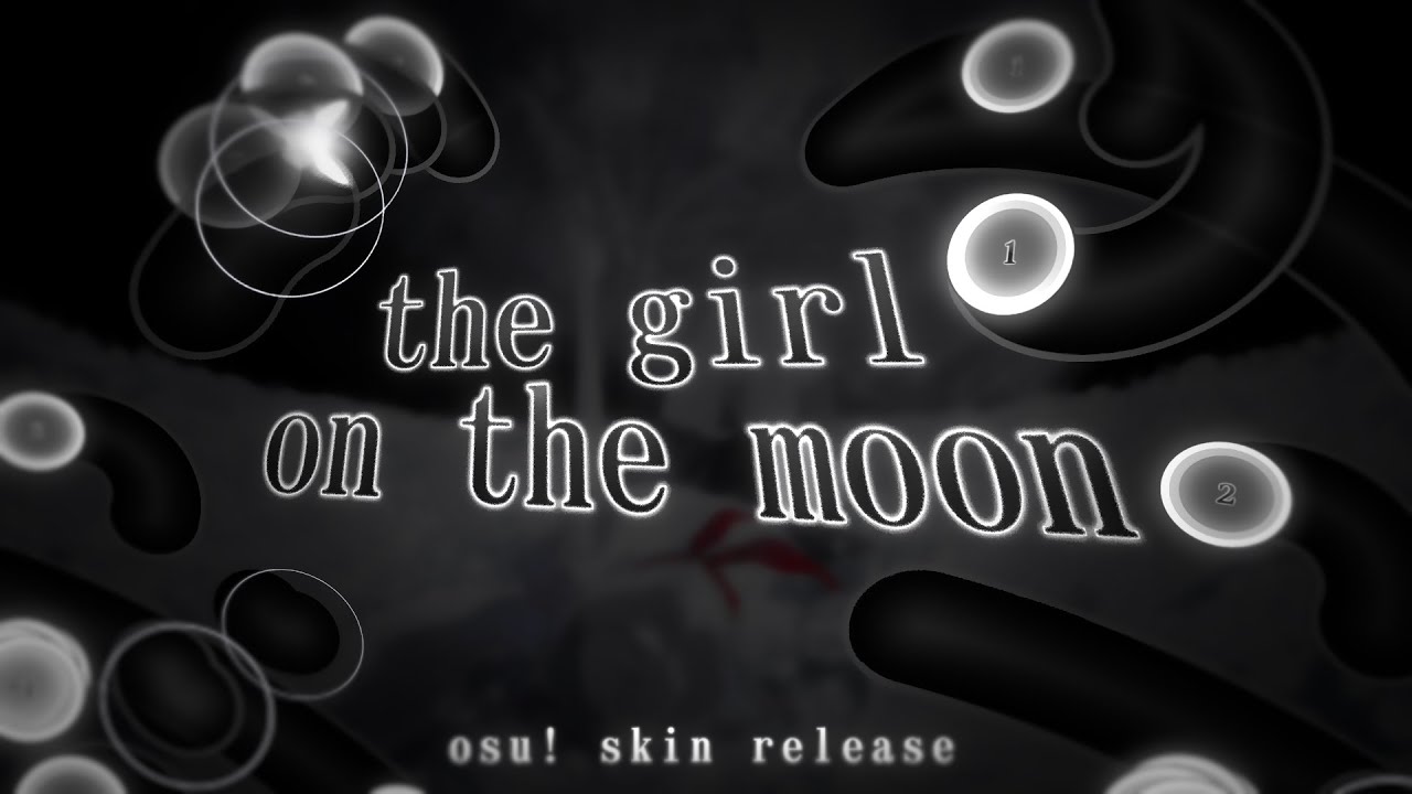 the girl on the moon v1 | osu! skin release - YouTube