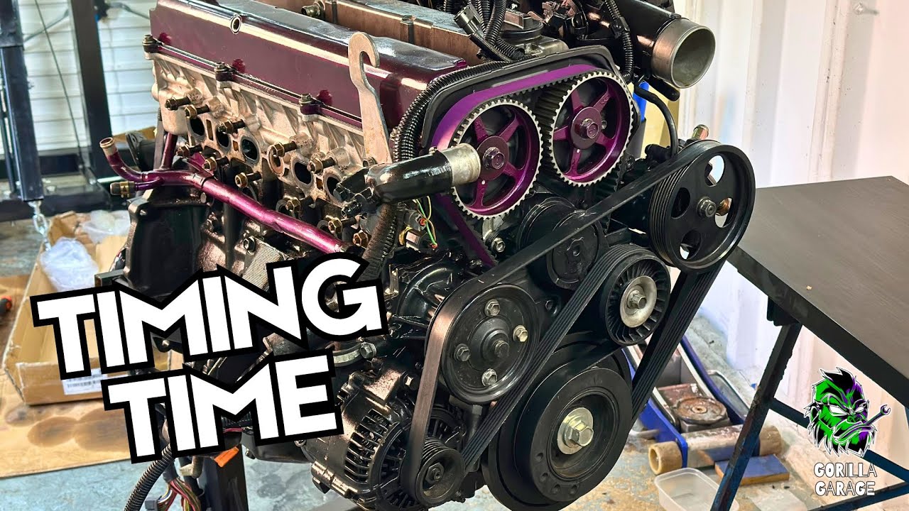 1JZ GTE ENGINE REBUILD IN LESS THAN 30 MINUTES - YouTube