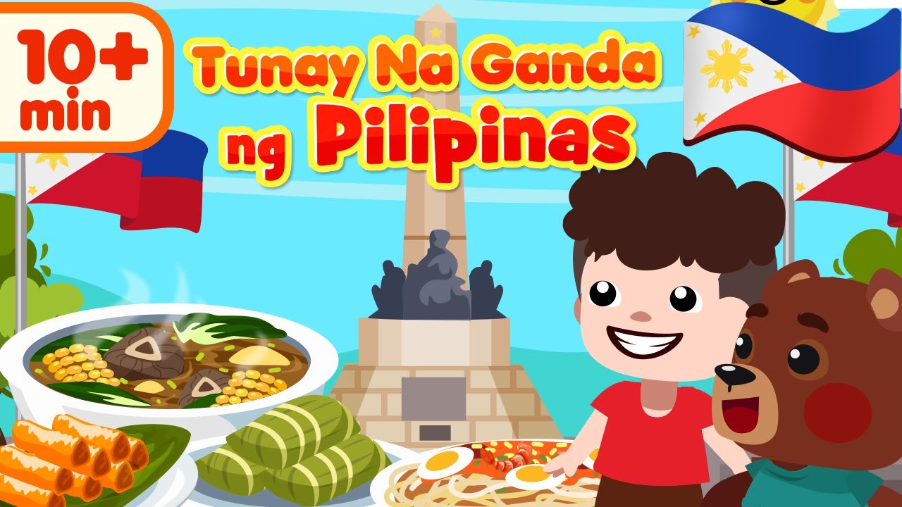 Tunay Na Ganda Ng Pilipinas |FlexyBear Mga Awiting Pambata Compilation ...
