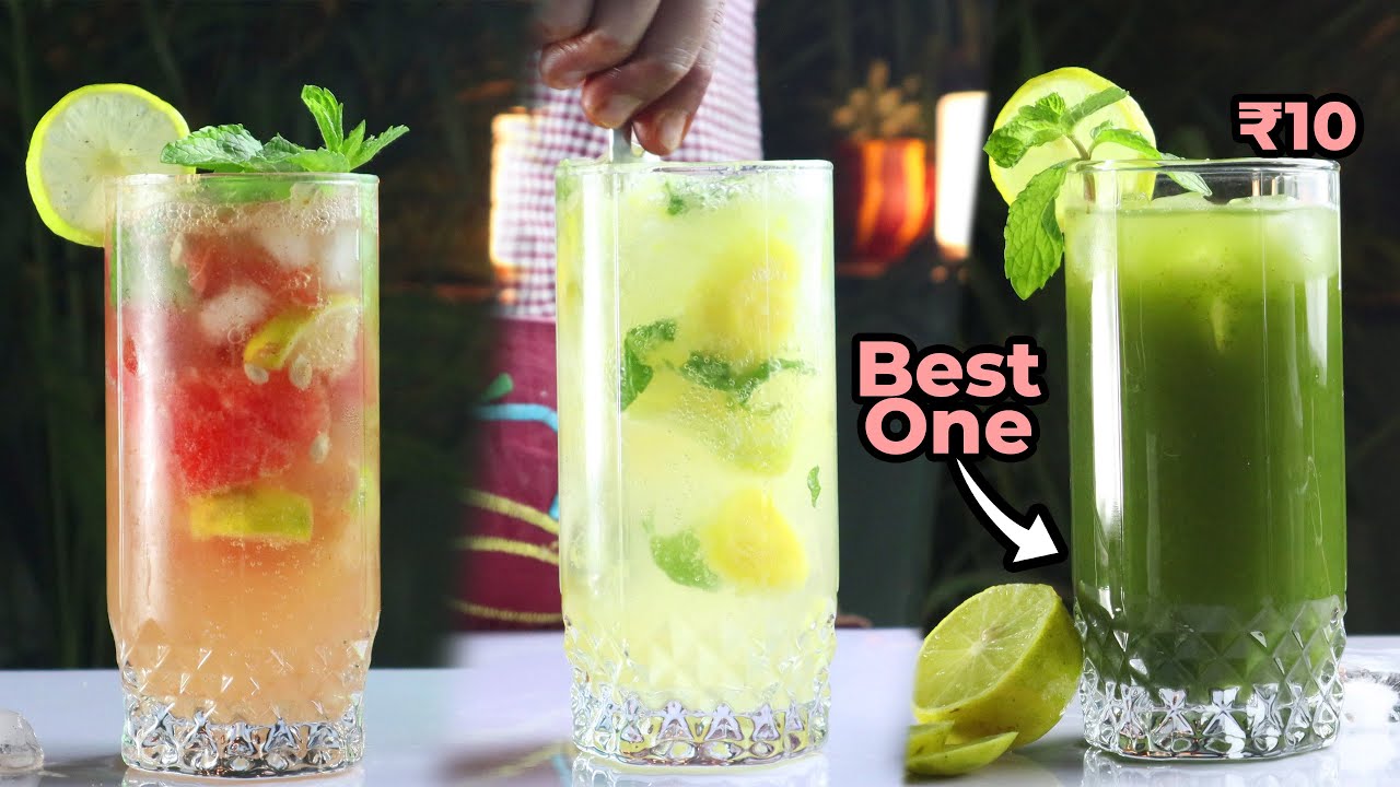 3 Homemade Sprite Drinks - YouTube