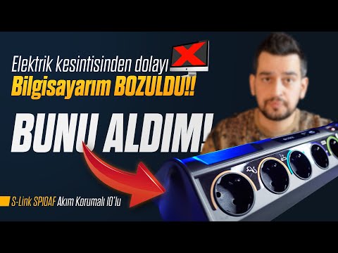 AKIM KORUMALI 10'LU PRİZ 🔥 S-Link SP10AF İnceleme