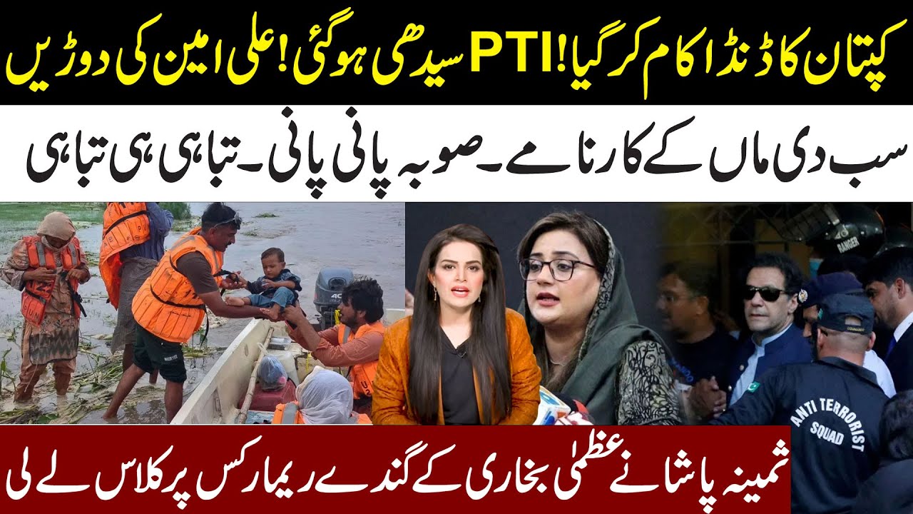 Imran Khan On Fire 🔥 Ali Amin Got Active l Heavy Flood In Punjab l ...