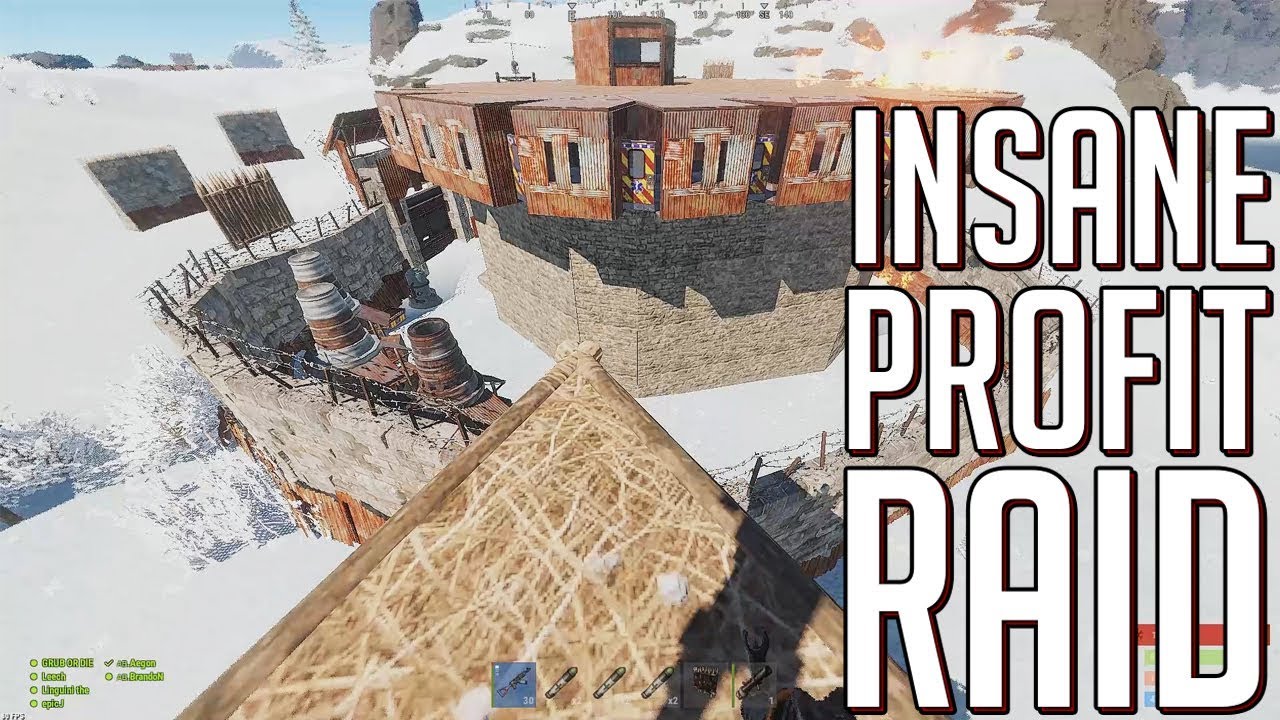 CRAZY LOADED FIRST RAID! // Rust Raids [Part 1/2] - YouTube