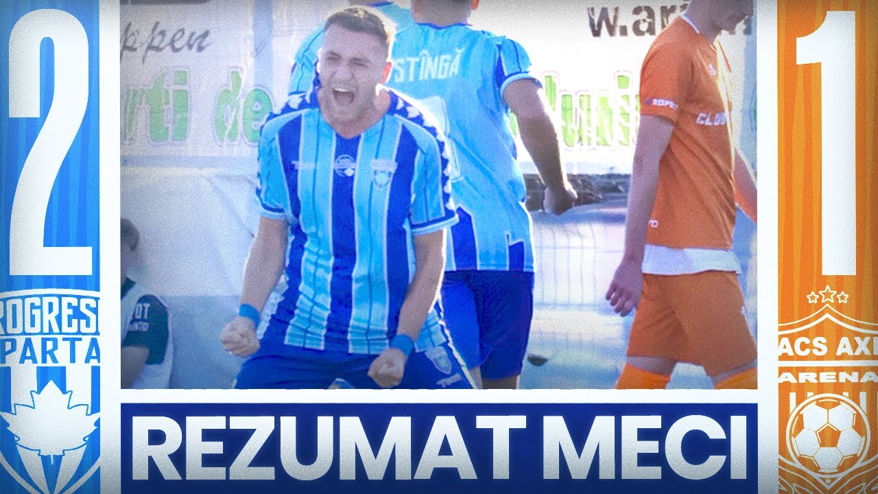 REZUMAT - Progresul Spartac 2-1 AXI Arena - LIGA A 3-A - ETAPA A 11-A ...