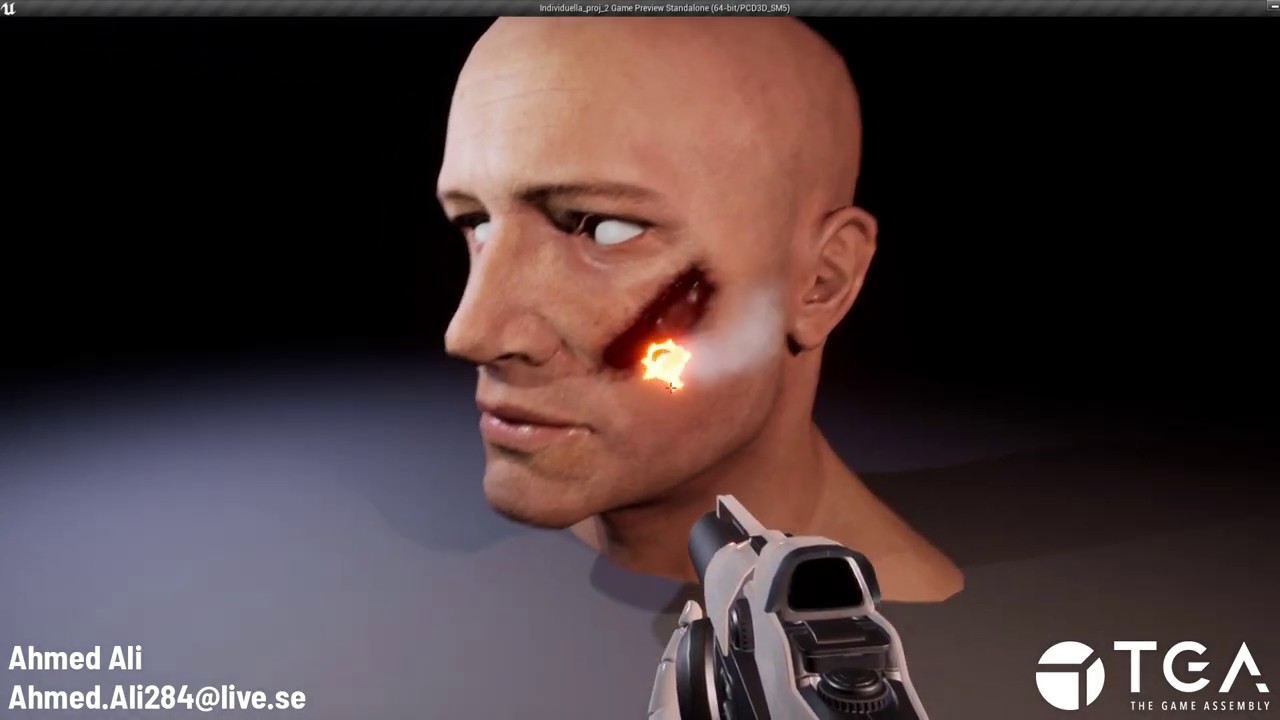 Skin Damage Shader - YouTube