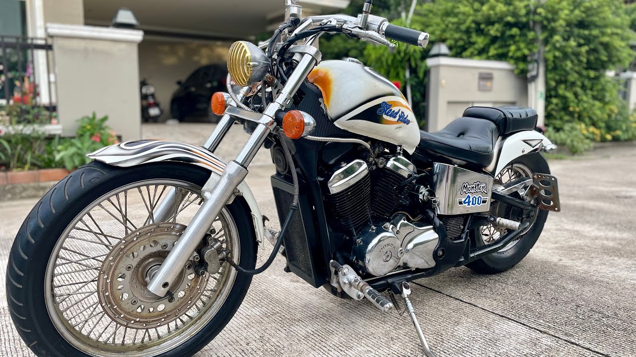 Honda steed 400 #bigbike #chopper #steed400 #honda - YouTube